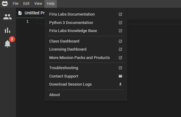 License & Dashboard – Firia Labs